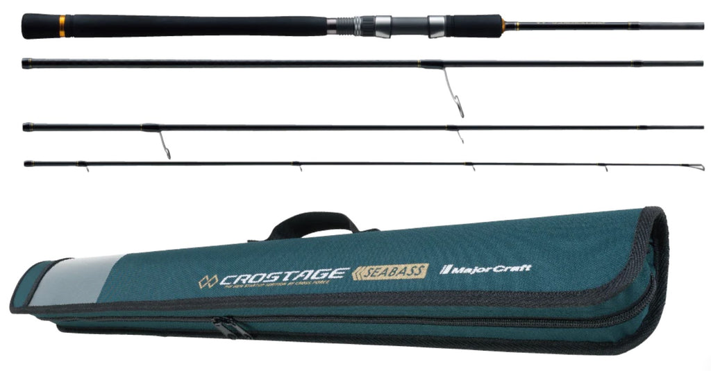 MajorCraft Crostage Travel 4pc Spinning Rods – J&B Tackle Co