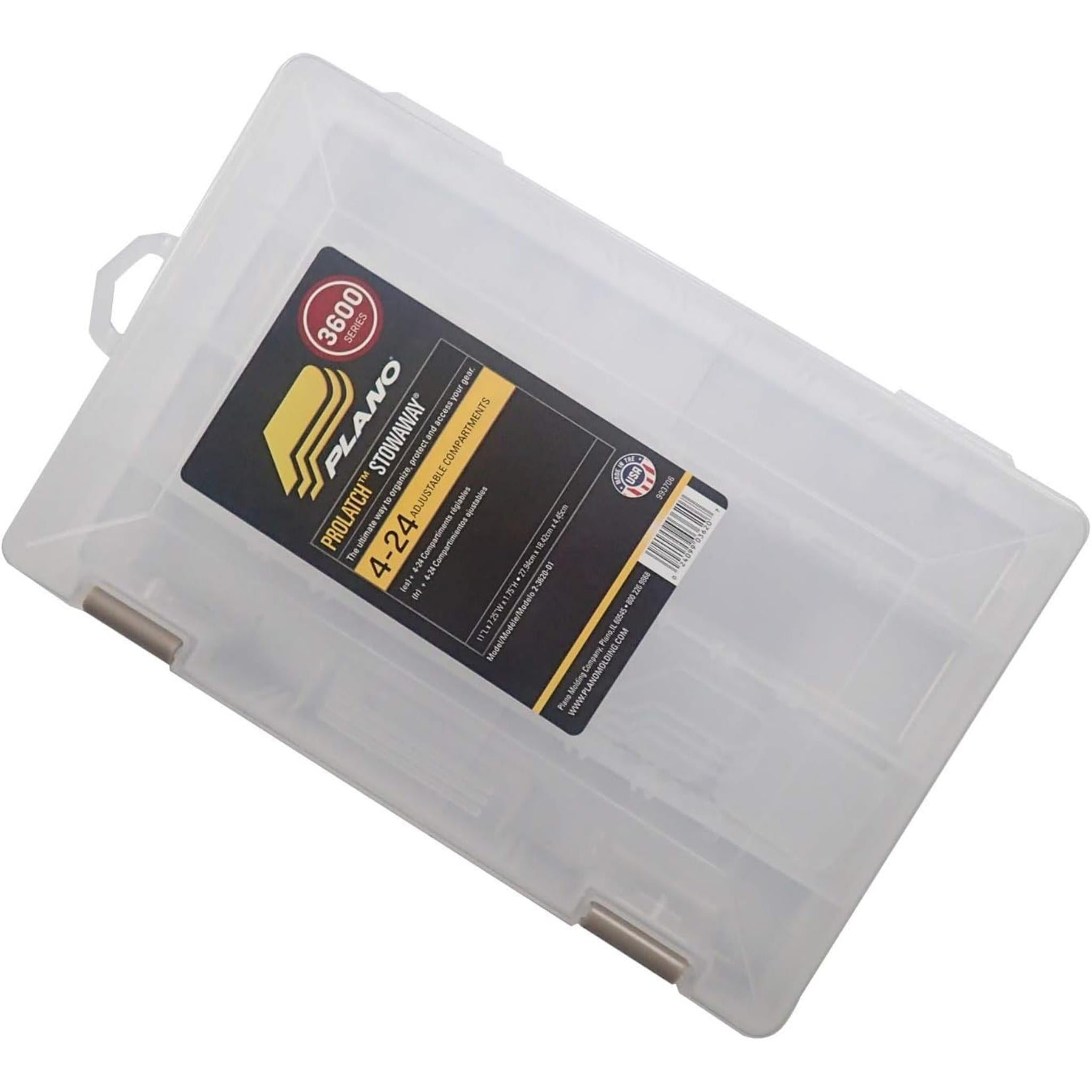 Plano 3600 Prolatch Stowaway 4-24 Adjustable Compartments | J&B Tackle ...