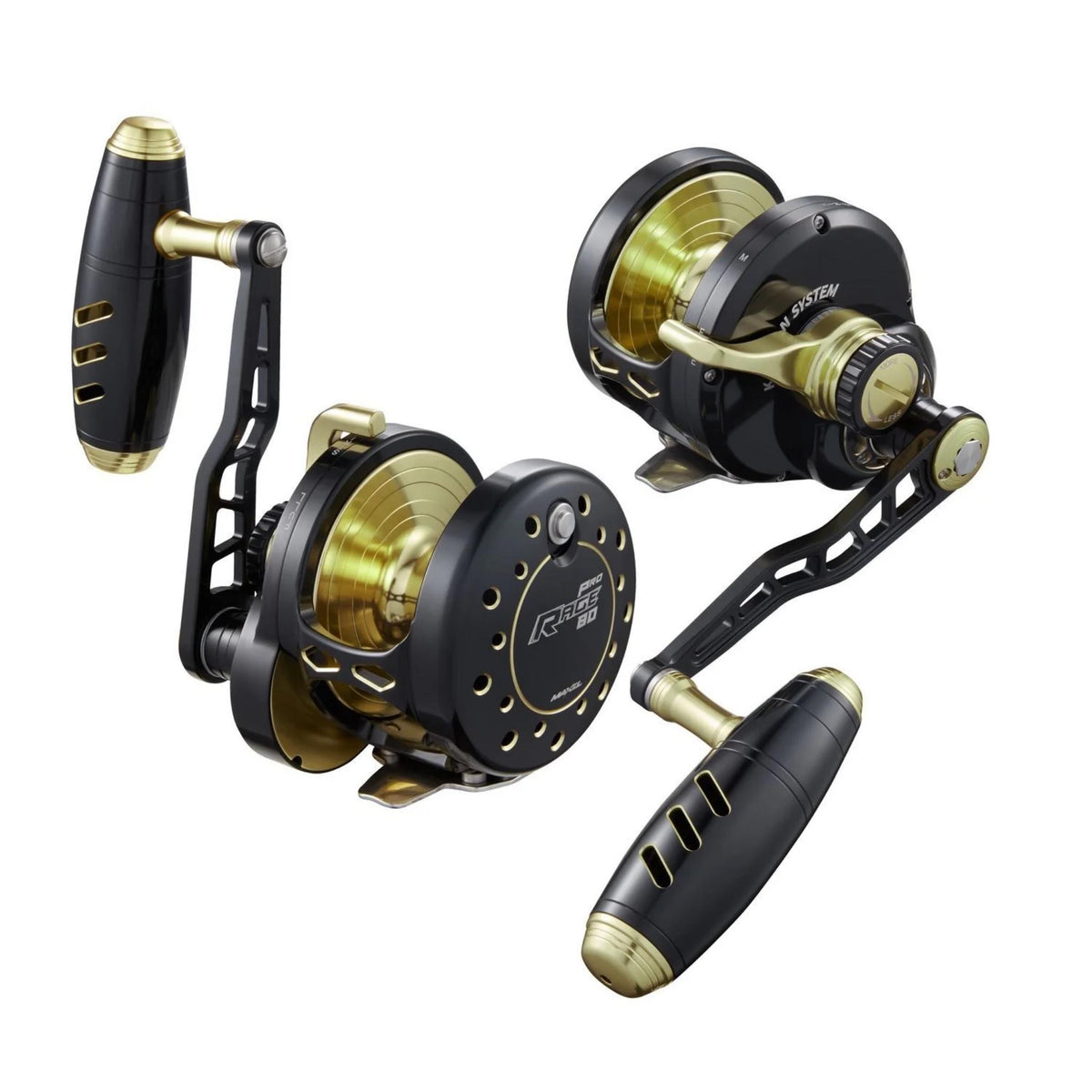 Maxel Rage Pro Lever Drag Conventional Reels | J&B Tackle — J&B Tackle Co
