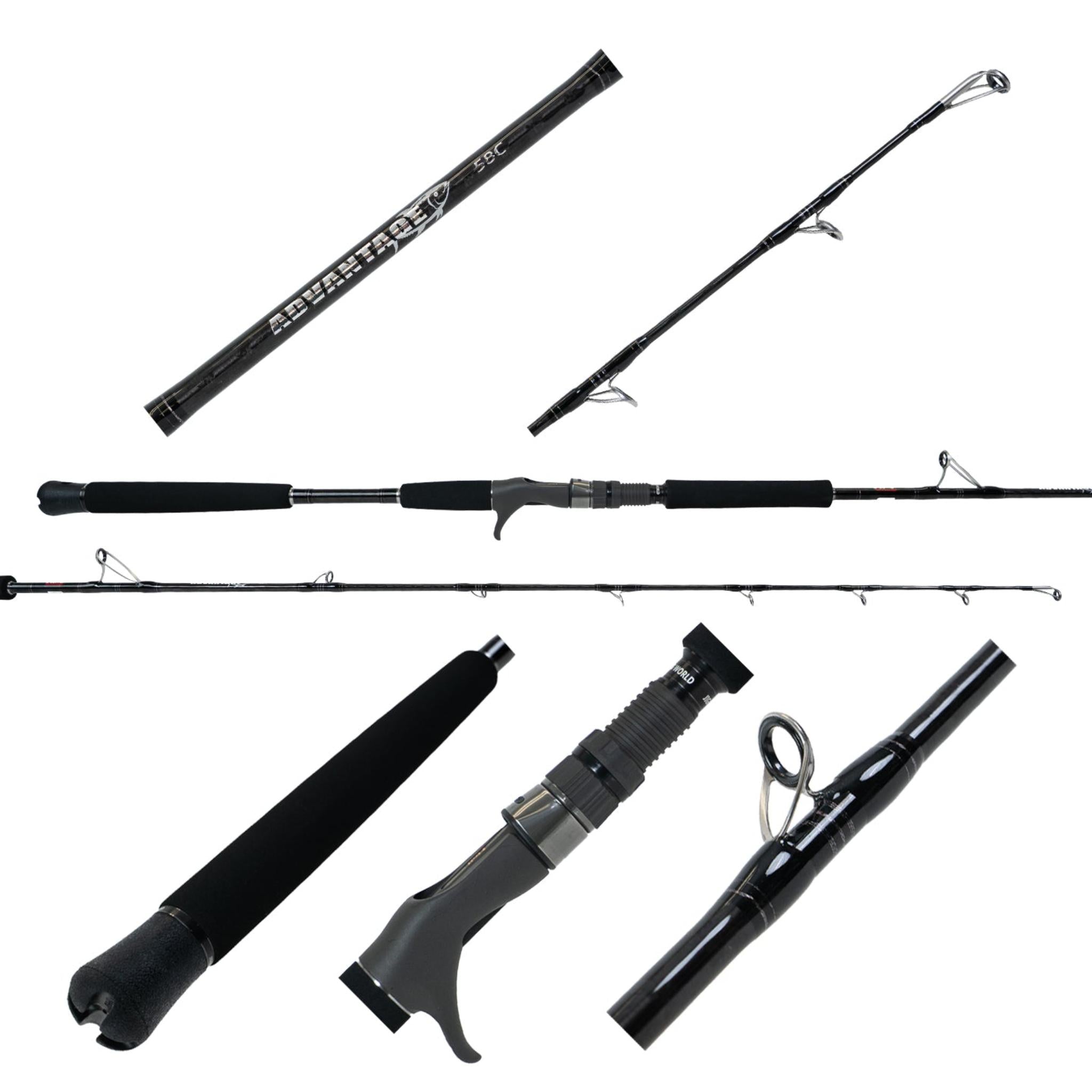 Jigging World Ghost Hunter Advantage Conventional Jigging Rods — J&B ...