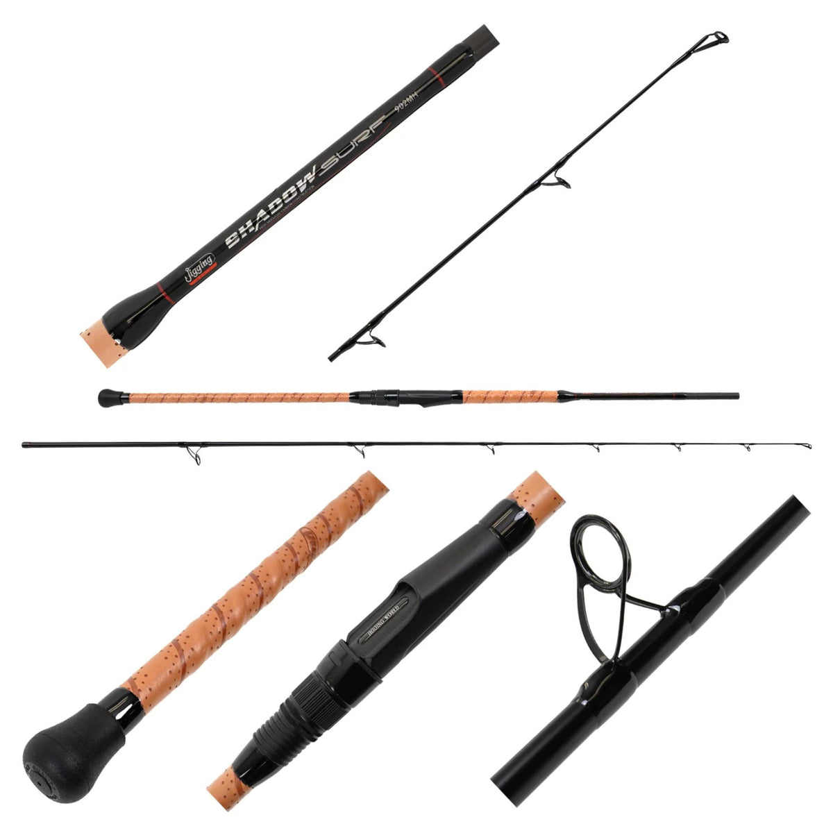 Jigging World Shadow Spinning Surf Rods | J&B Tackle — J&B Tackle Co