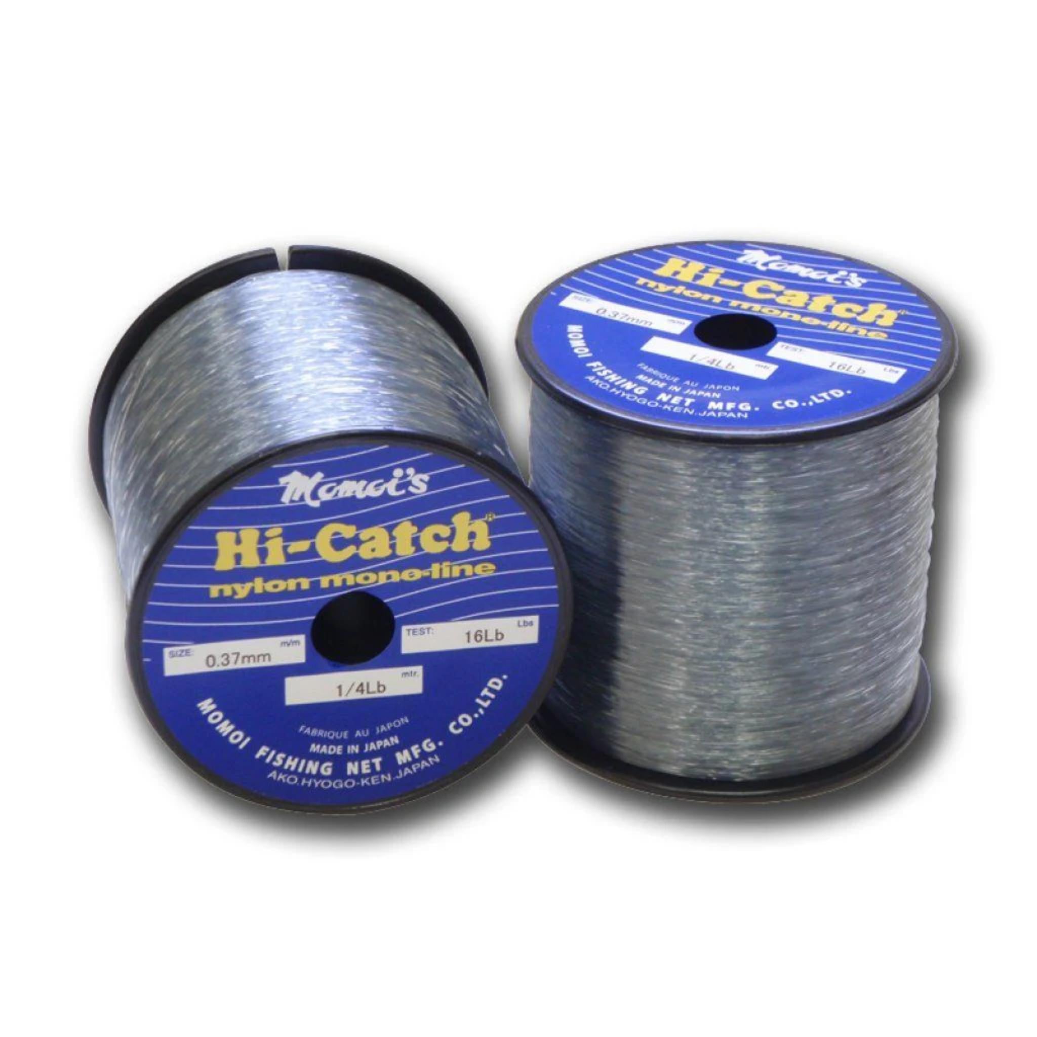 Momoi Hi-Catch Nylon Monofilament Fishing Line (1/4 lb Spool) — J&B ...