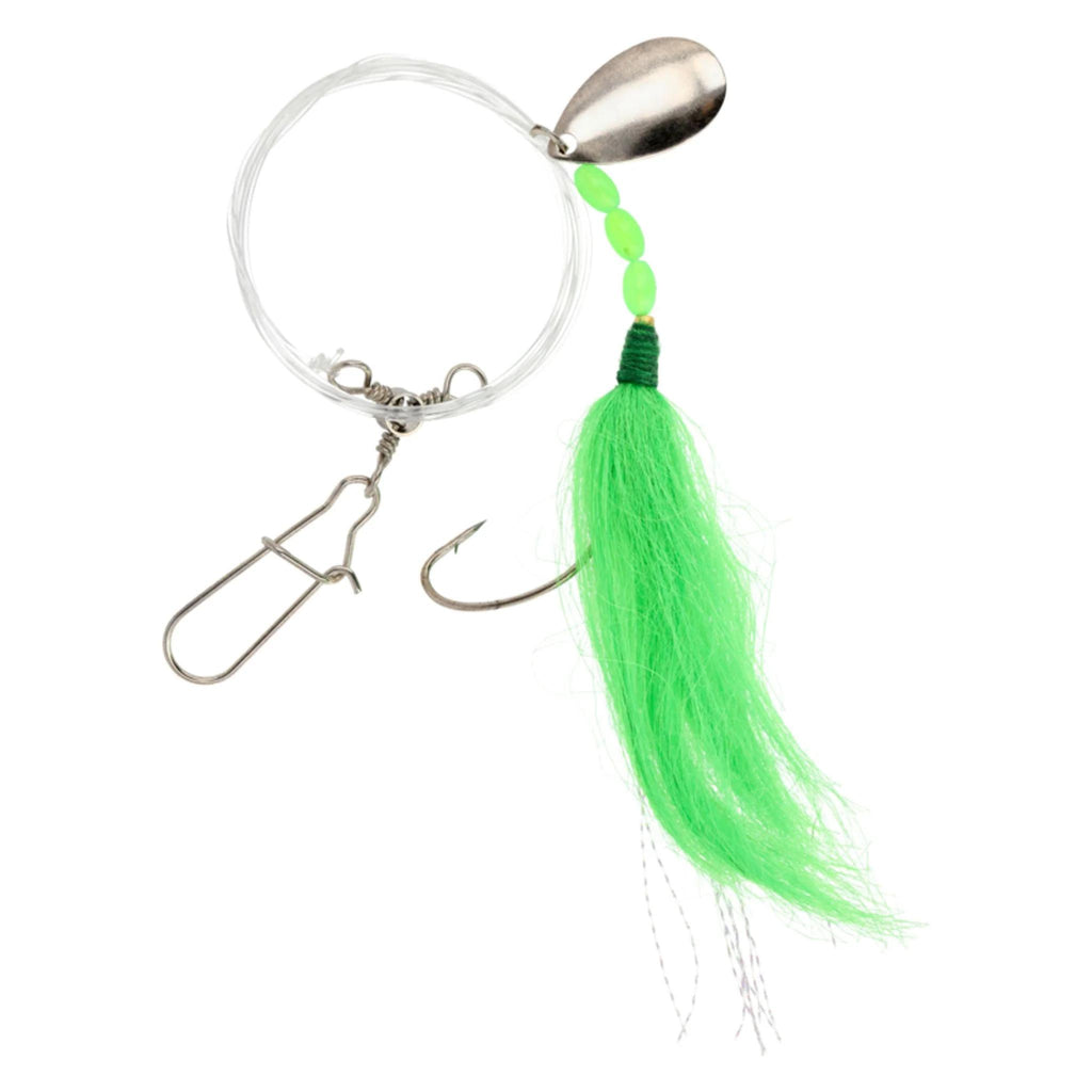 Eagle Claw Lazer Sharp Colored Hair Fluke Spinner Rig – J&B Tackle Co