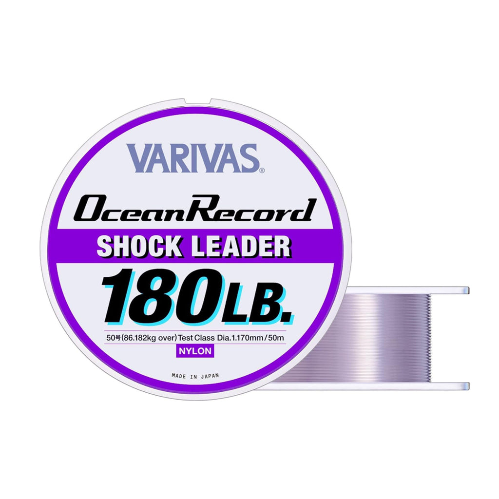 Varivas Ocean Record Shock Leader (50 m Spools) – J&B Tackle Co
