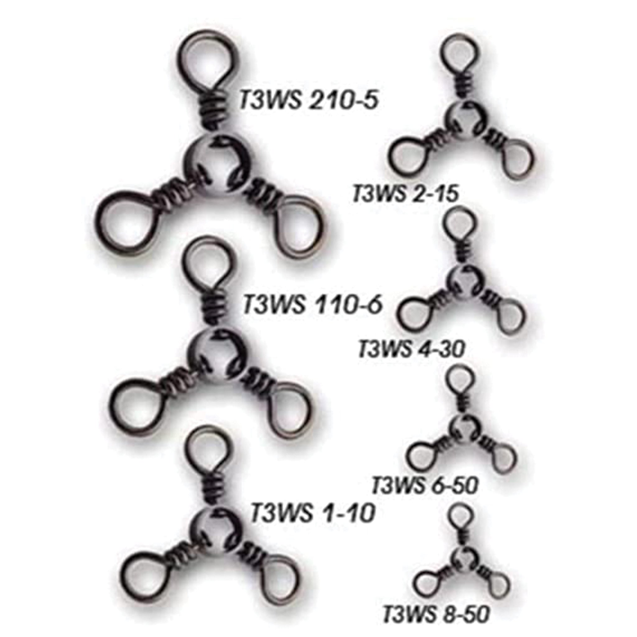 Tsunami Three Way Swivels – J&B Tackle Co